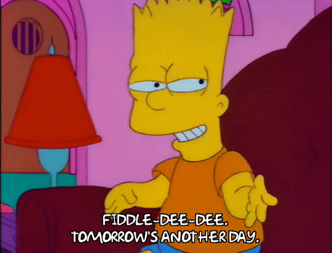 GIF season 3 happy bart simpson - animated GIF on GIFER