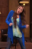 GIF celebratory dance hannah montana disney channel - animated GIF on GIFER