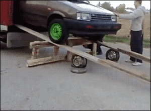 Funny fail trucks GIF - Find on GIFER