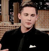 Logan lerman set logan GIF - Find on GIFER