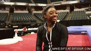 GIF simone biles - animated GIF on GIFER