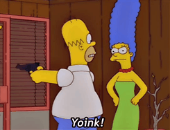Snake jailbird yoink homer simpson GIF - Find on GIFER
