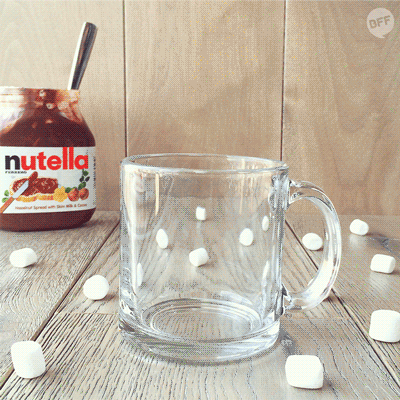 Food hot cocoa marshmallow GIF - Find on GIFER