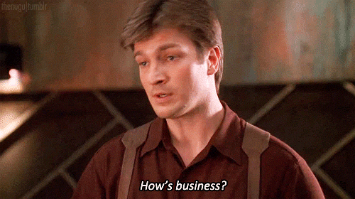 Firefly nathan fillion morena baccarin GIF - Find on GIFER