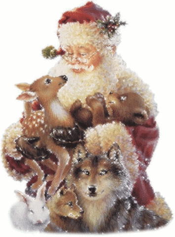 Christmas animals GIF - Find on GIFER