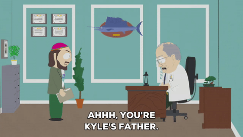 GIF talking doctor gerald broflovski - animated GIF on GIFER