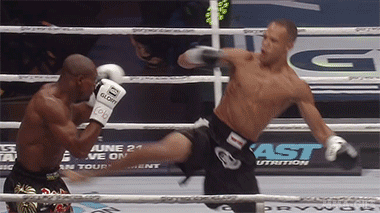 Spinning Back Kick Gif