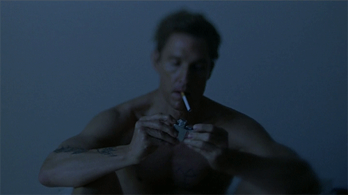 GIF true detective matthew mcconaughey rust cohle - animated GIF on GIFER