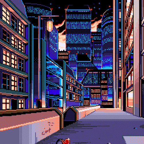 GIF city art game - animated GIF on GIFER