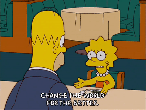 GIF lisa simpson episode 6 upset - animated GIF on GIFER