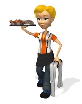 Waitress GIF - Find on GIFER