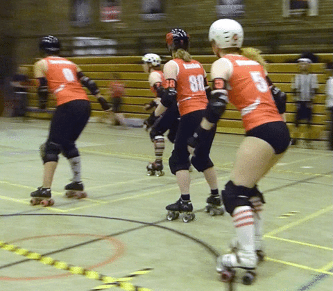GIF roller derby - animated GIF on GIFER