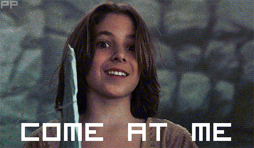 Fighting neverending story taunting GIF - Find on GIFER