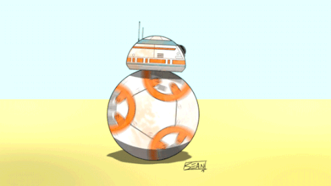 Гифка би би восемь bb 8 гиф картинка, скачать анимированный gif на GIFER