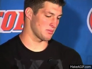 GIF tim tebow - animated GIF on GIFER