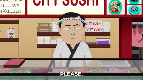 GIF food restaurant sushi - animated GIF on GIFER