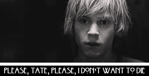 Gif De Tate Langdon Llorando