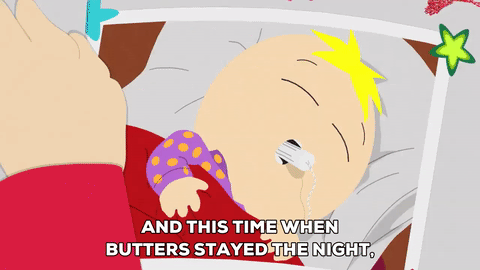 GIF picture butters stotch sick - animated GIF on GIFER