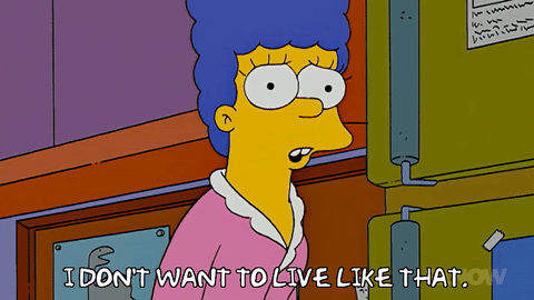 GIF marge simpson episode 3 season 19 - animated GIF on GIFER