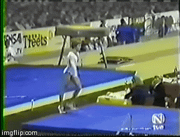 Balance beam GIF - Find on GIFER