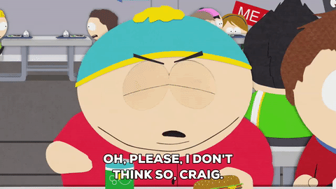 GIF cartman lunch cafeteria - animated GIF on GIFER