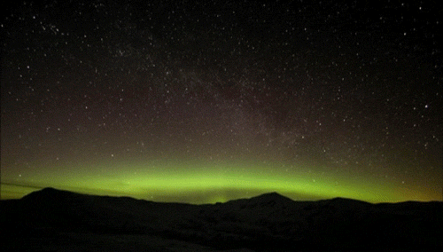 GIF sky aurora aurora borealis - animated GIF on GIFER