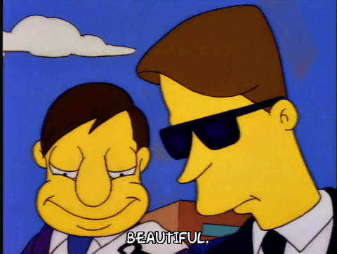 Season 4 episode 20 mayor quimby GIF - Find on GIFER