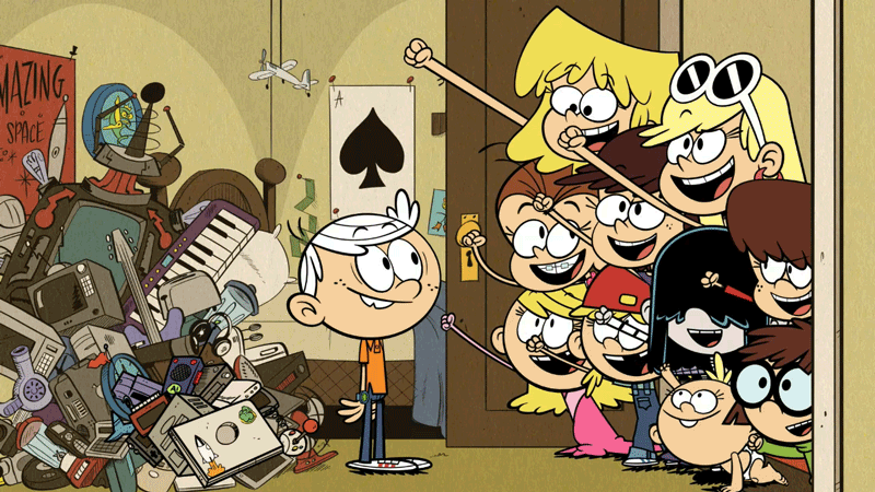 Nickelodeon lincoln loud loud family GIF - Encontrar em GIFER