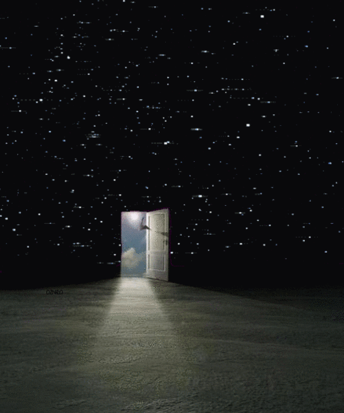 GIF stars door photography - animated GIF on GIFER