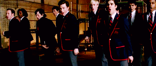 Warbler glee glee family GIF - Find on GIFER