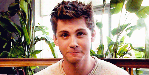 Logan Lerman Gif Smile