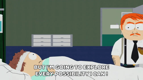 Eric cartman hospital detective GIF - Find on GIFER