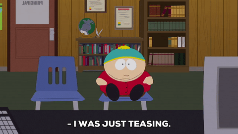 Cartman explaining joking GIF - Find on GIFER