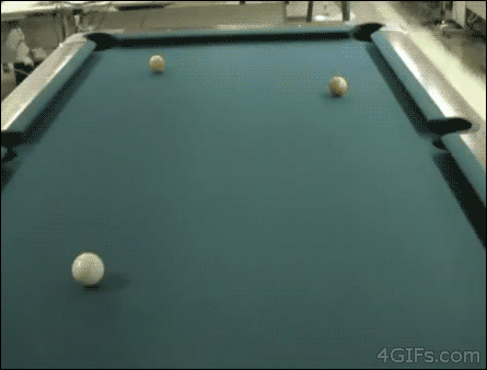 Billiard laser guided pool table GIF en GIFER - de Fegar