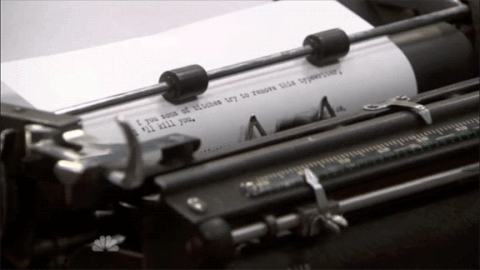 Typewriter GIF - Find on GIFER