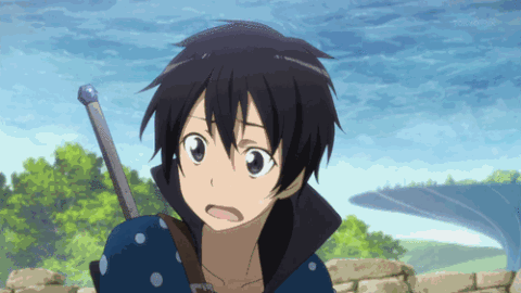 GIF kirito - animated GIF on GIFER