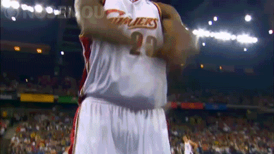GIF lebron throw ruan - animated GIF on GIFER