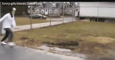 GIF ouch fail water - animated GIF on GIFER
