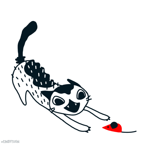GIF art cat animals - animated GIF on GIFER