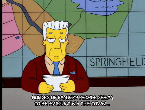 GIF season 5 episode 11 kent brockman - animated GIF on GIFER