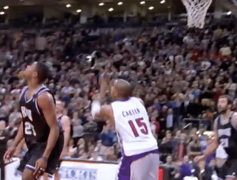 Alley oop vince carter dunk GIF - Find on GIFER