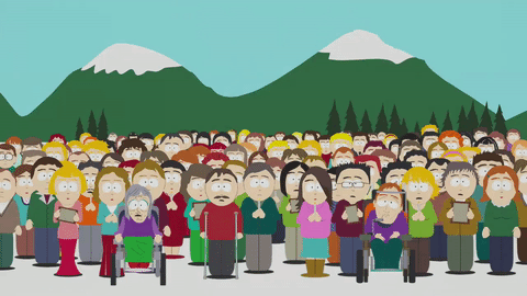 Shocked Crowd Gif