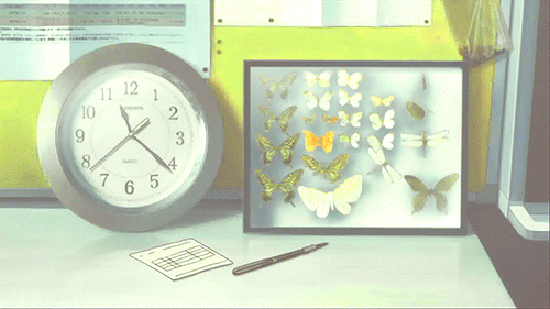 GIF clock scenery the girl who leapt through time - animated GIF on GIFER