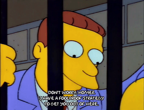 Lawyer jail homer simpson GIF - Find on GIFER