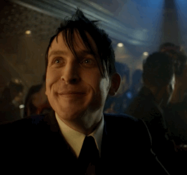 Oswald cobblepot jim gordon robin lord taylor GIF - Find on GIFER