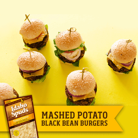 Mashed potatoes burgers potatoes GIF - Find on GIFER