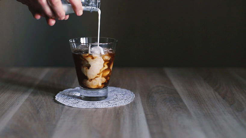 Cinemagraph glass milk GIF - Find on GIFER