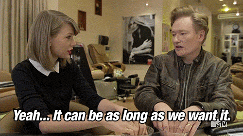 GIF taylor swift conan obrien team coco - animated GIF on GIFER