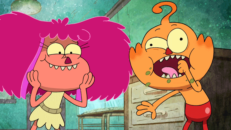 Harvey beaks nickelodeon eating GIF - Find on GIFER