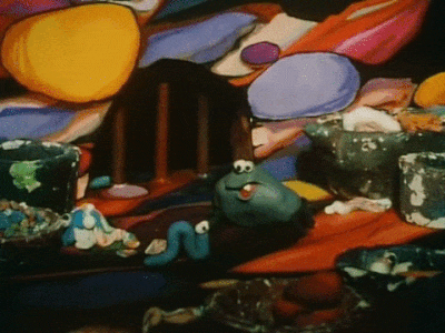 80s claymation trapdoor GIF - Find on GIFER